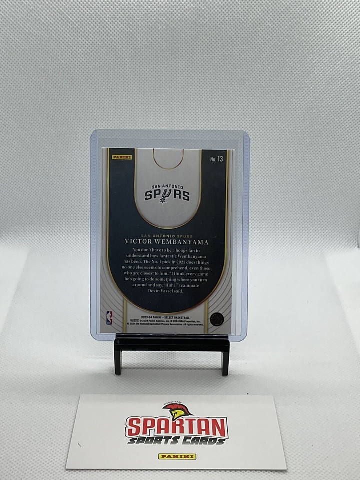 2023-24 Select Victor Wembanyama Wemby Neon Icon Rookie RC Spurs #13 | eBay