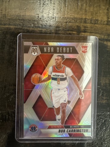 2024-25 Panini Mosaic Bub Carrington #259 NBA Debut Silver Rookie ...