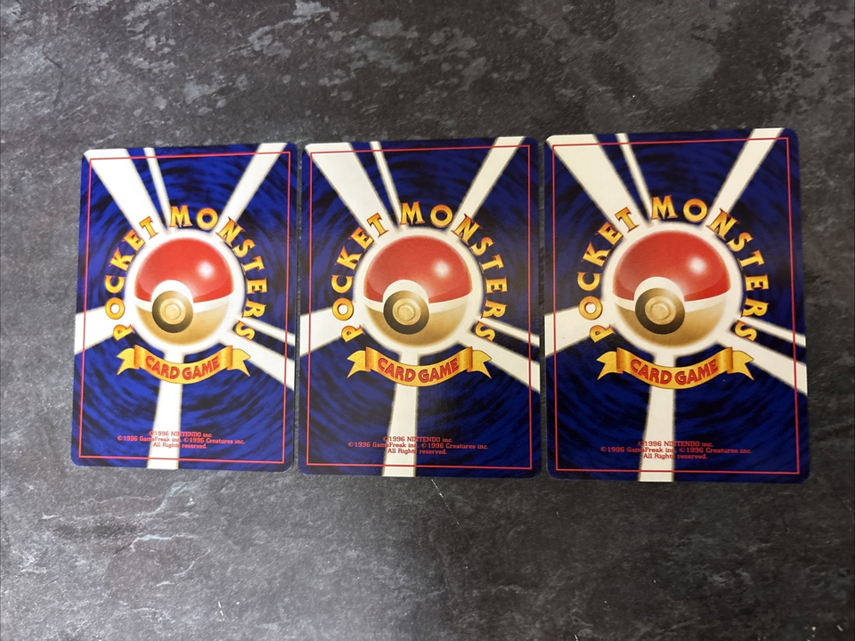 Pokemon Suicune, Raikou, Entei Japanese Neo Premium File 3 Non Holo ...