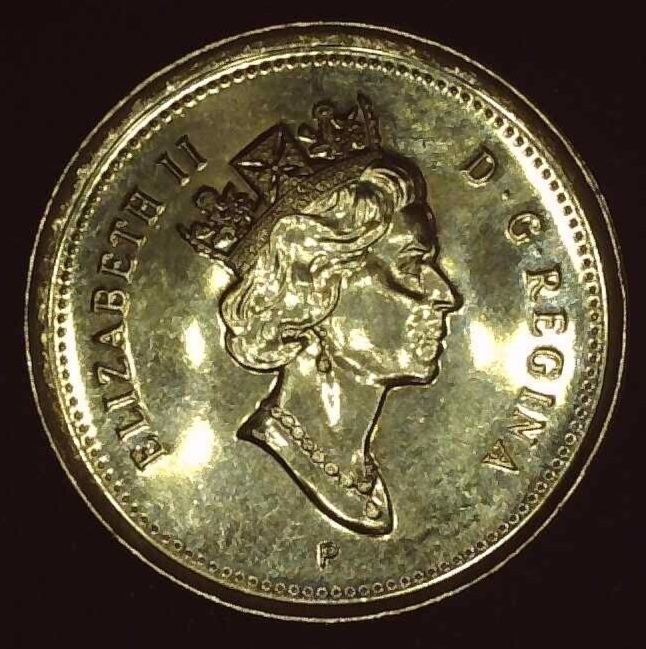 2001 P Canadian 10 Cents Dime With Multiple Double Die Mint Errors On ...