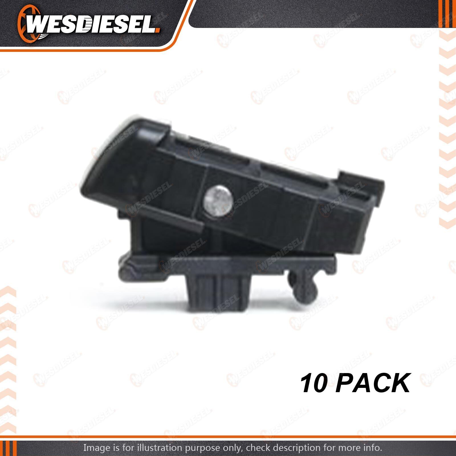 10 Pieces of Tridon FlexConnect Connector Top Lock Push Button TLP-10 ...