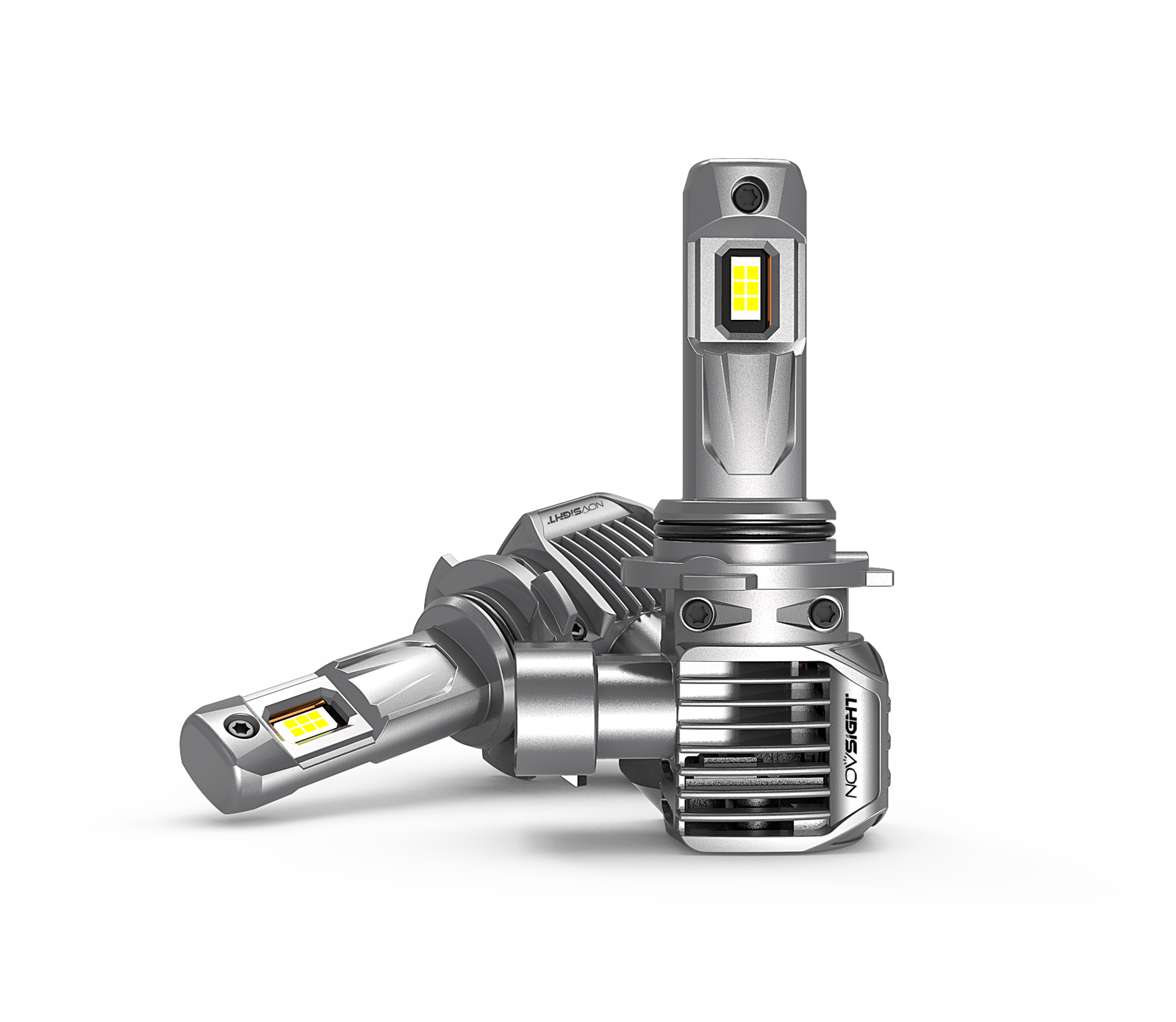 NOVSIGHT H4 H7 H11 9005 9006 LED Headlight Globes Bulb H/L Beam 30000LM ...
