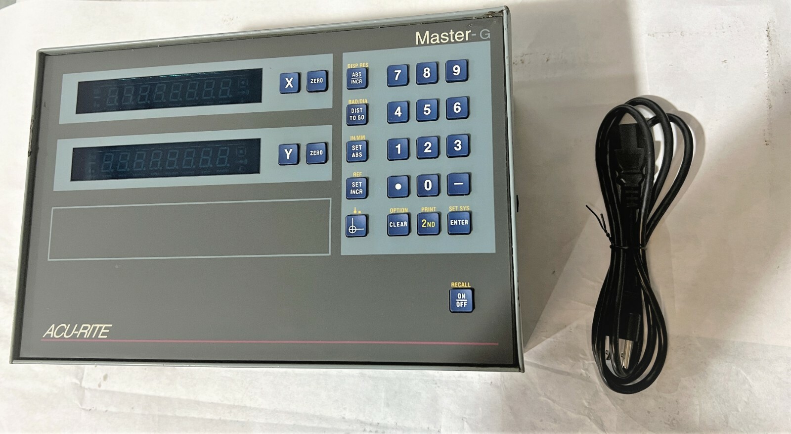 Acu-Rite Master G Digital Readout X - Y Axis - Model: 387545120B ...