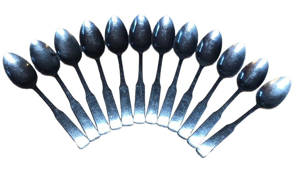 Stainless Steel Flatware Japan 18 Teaspoons & 12 Tablespoons Silver | eBay