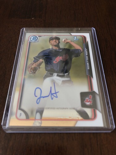 2015 Bowman Chrome Juan Hillman Indians First Bowman Auto | eBay