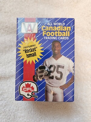 1991 AW ALL WORLD FOOTBALL CARD COMPLETE SET CFL Canadian Football ...