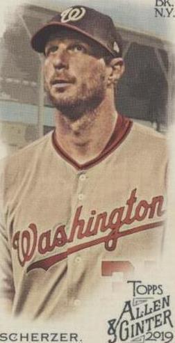2019 Topps Allen & Ginter - Max Scherzer #70 Mini for sale online | eBay