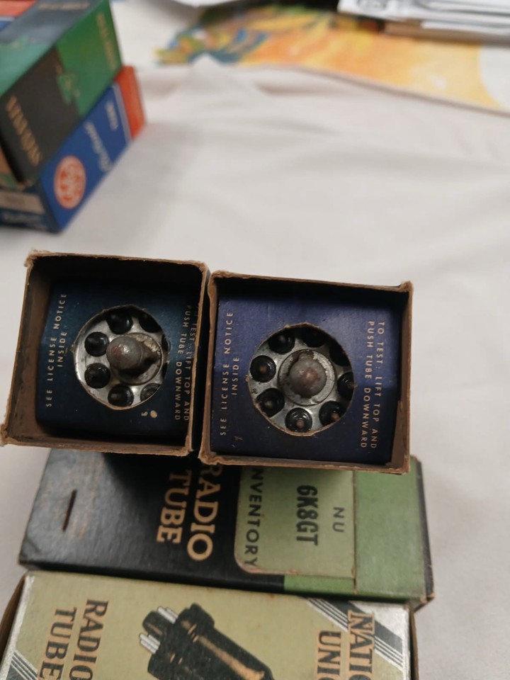 9 Radio Tube Original Box GE Philco J.F.D. National Union Sylvania | eBay