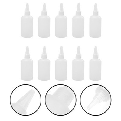 20 Pcs Plastic Bottles for Liquids Painting Dispensing Pottery Glaze ...