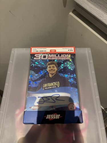 Jesser Signature (limited) 30 Million Subscribers Merch Signature Card ...
