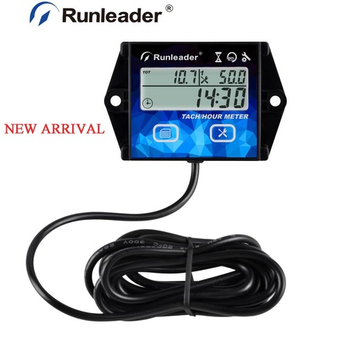 Digital Tach/Hour Meter RPM Maintenance Reminder Backlight For ...