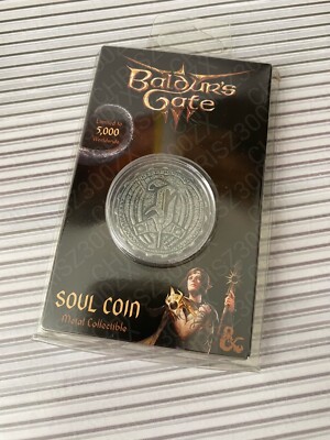 Baldur's Gate 3 Karlach's Infernal Engine Soul Coin Metal Figure Mind ...