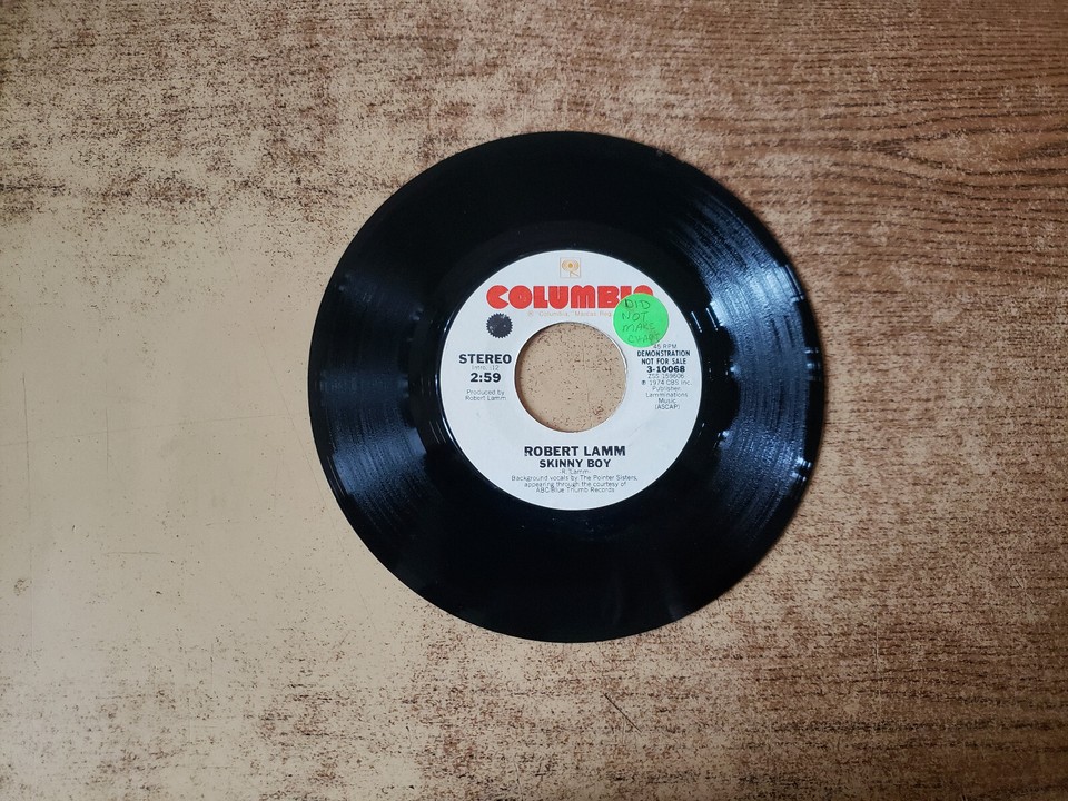 FUNK 1970s MINT-EXC PROMO Robert Lamm – Skinny Boy/TEMPORARY JONES ...