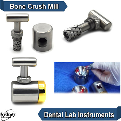 Dental Bone Crusher mill Grinder implant Dentin Grinder Extracted Teeth ...