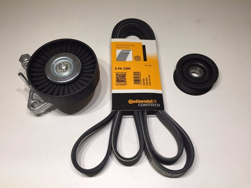 Mercedes Belt Tensioner+pulley+Belt Set W203 W211 W220 ML 1122000970 ...