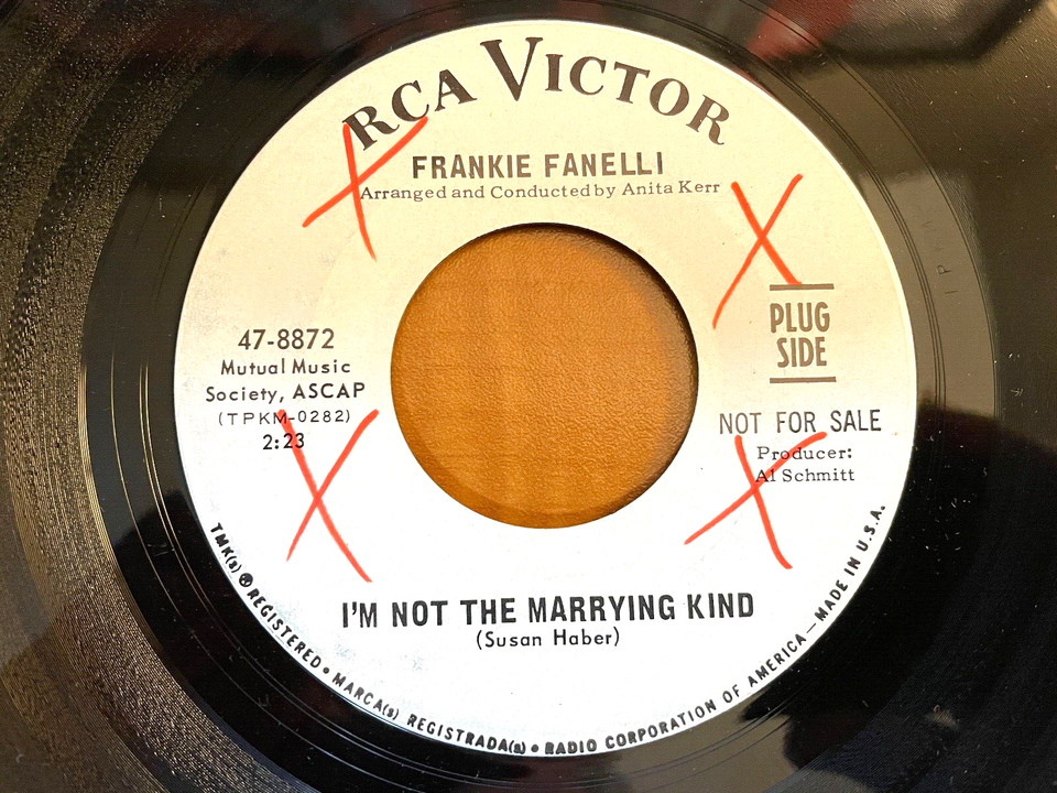 1966 Northern Soul DJ 45 "I'm Not The Marrying Kind" FRANKIE FANELLI ...