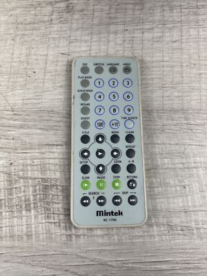 Mintek RC-1700 Portable DVD Player Remote | eBay
