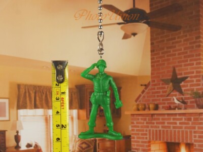 Toy Story Green Army Men Ceiling Fan Pull Light Lamp Chain Decoration ...