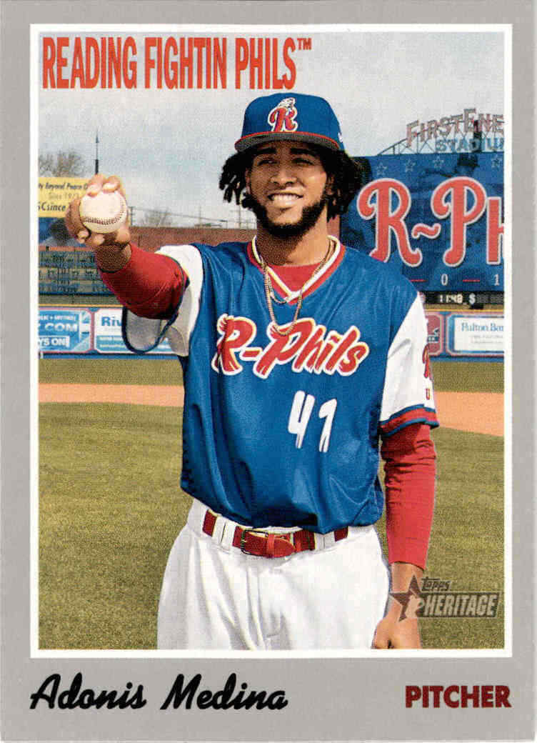 2019 Topps Heritage Minor League #48 Adonis Medina | eBay