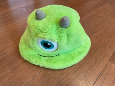 Tokyo Disney Resort Mike Wazowski Monsters Inc Fluffy Bucket Cap Hat ...