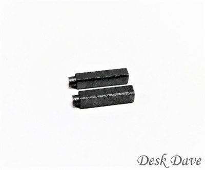 2 Carbon Motor Brushes, 4mmX4mmX15mm, 190782, SINGER Sewing Machines ...