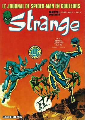 RARE EO LE JOURNAL DES SUPER-HÉROS DE STAN LEE + STRANGE N° 151 JUILLET ...