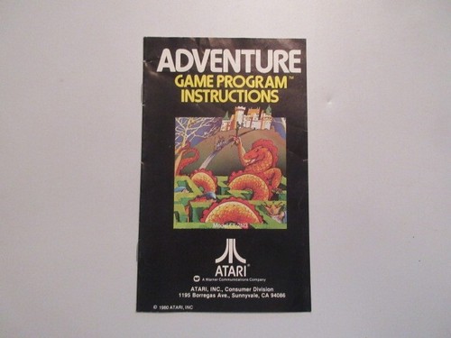 Atari Adventure program | eBay