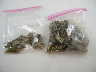 (4) SETS OF 12 PIECES: U CHANNEL CLIPS / SCREWS ~ SINK MOUNT 64090014 ...