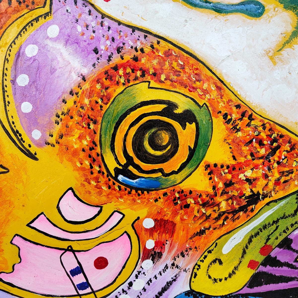 Psychedelic Fish Drawings
