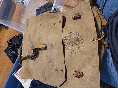 Vintage Boy Scouts Of America No 574 Yucca Pack Backpack Canvas Bag BSA ...