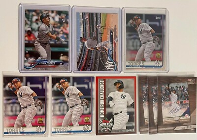 GLEYBER TORRES Rookie RC Cards Update Series 99 200 New York Yankees ...