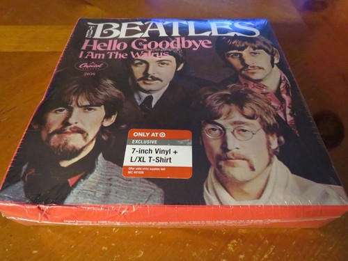 THE BEATLES - Hello Goodbye TARGET EXCL 7 Inch Vinyl + L/XL T-Shirt Box ...