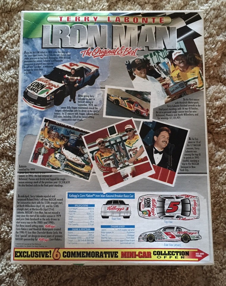 Terry LaBonte Corn Flakes Box | eBay