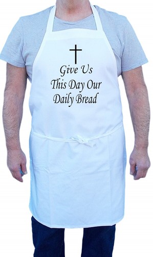 Christian Apron Give Us This Day Our Daily Bread Church Aprons by ...