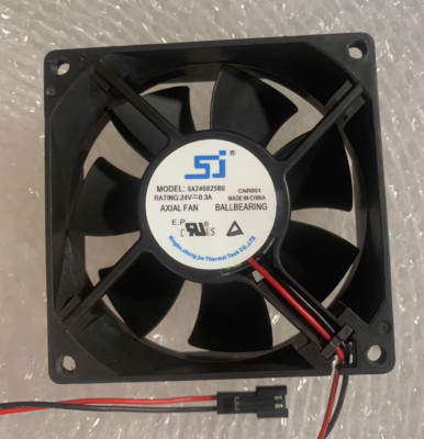 SJ SA240825BL 24V 0.3A 8CM 2-wire Inverter Cooling Fan | eBay