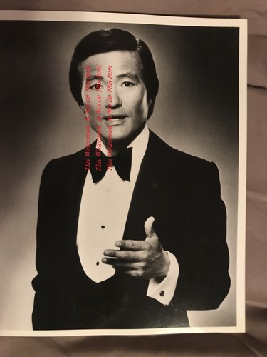 Korean Johnny Yune Actor Singer Comedian Original Photograph October ...