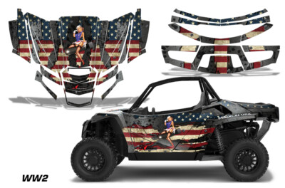 UTV Graphics Kit Decal Sticker For Textron Wildcat XX 2018 & Up WW2 | eBay