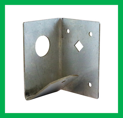 Arris Rail Support Bracket Pair 90mm x 60mm x 60mm Fence Post Garden ...