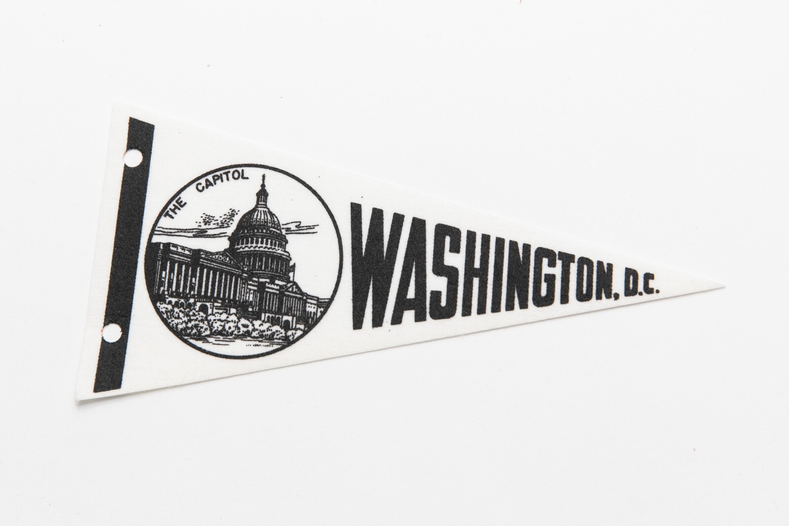 Vintage White U.S. Capitol Building Washington DC Souvenir Felt Mini ...