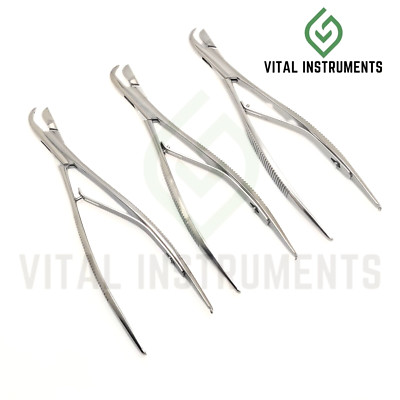 3 Michel Clip Applying Forceps 4.75" Surgical Suture Instruments ...
