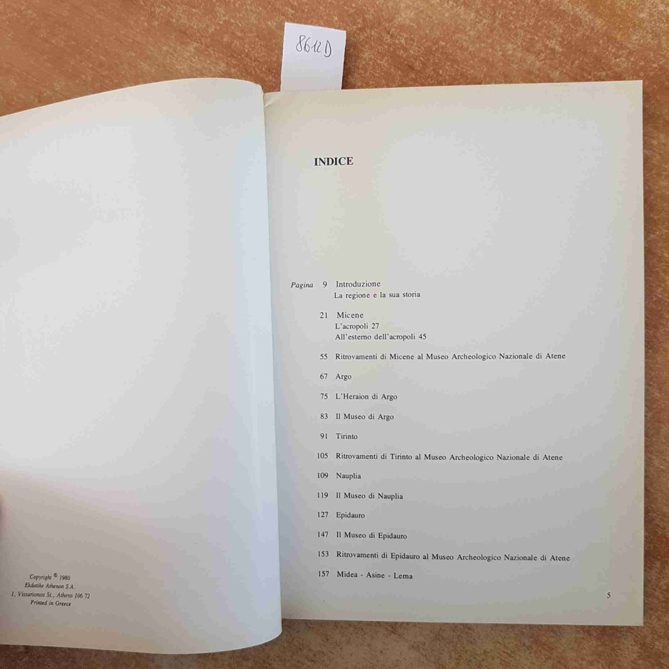 Iakovidis- Mykene Epidaurus Argo, Tirinto, Nauplia Fahren Museen & Orte ...