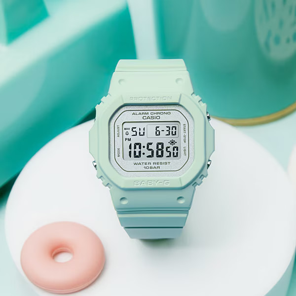 CASIO Baby-G BGD-565SC-3JF Flower Color Digital Watch Green Ladies ...