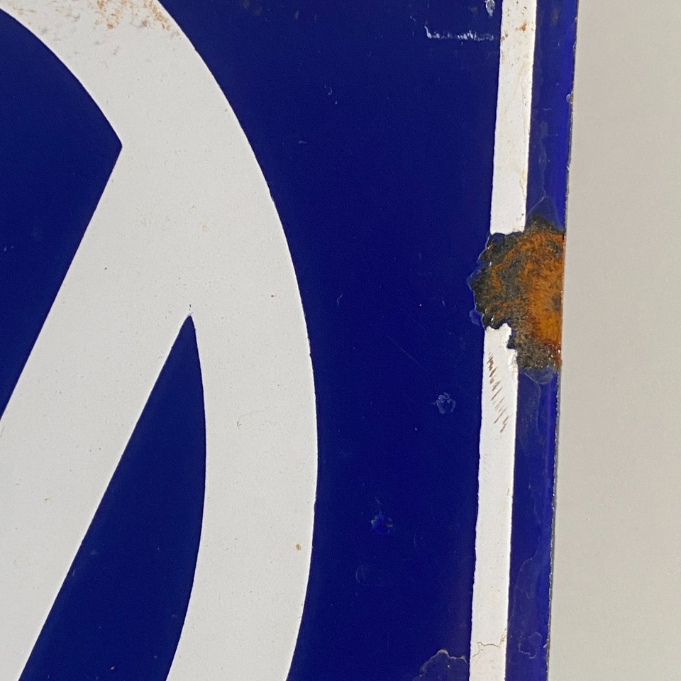 Volkswagen Enamel Sign - 60x35cm (23.6x13.8") - Rare Nice Garage ...