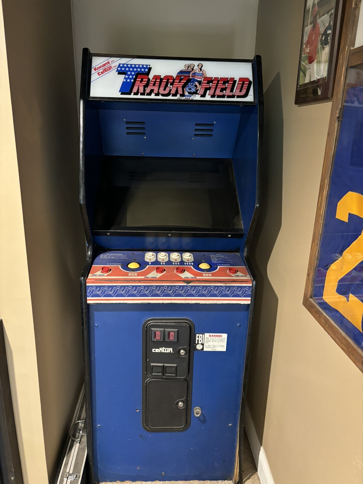 Track & Field stand up arcade game | eBay