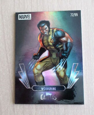 2025 Topps Disney Marvel GENESIS Rainbow Foil WOLVERINE #72 72/99 | eBay
