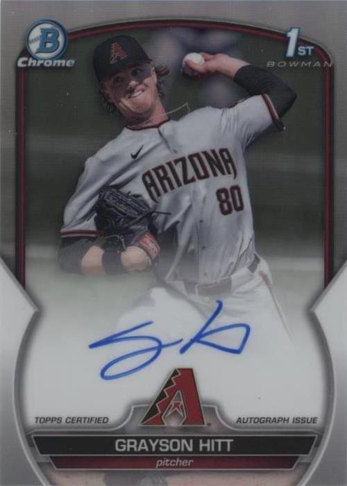 2023 Bowman Draft - Chrome Prospect Autographs Grayson Hitt #CDA-GH ...