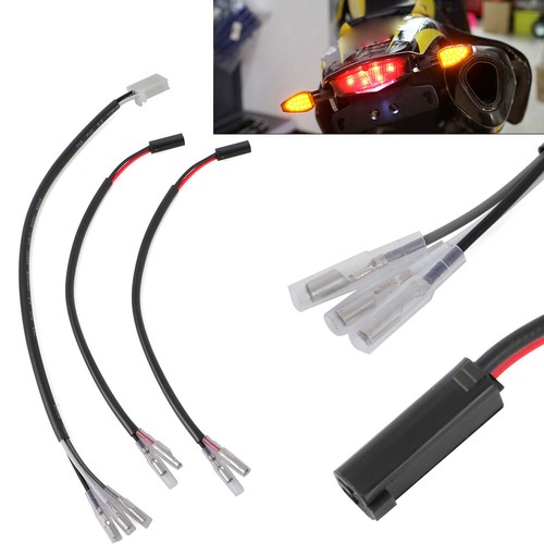 3x Rear Tail Turn Signal Wire Harness Adapter Plug For Suzuki DRZ400S ...