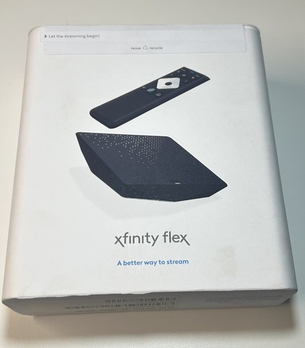 Xfinity Flex TV Stream Box Streaming 4K with Voice Remote Control New ...