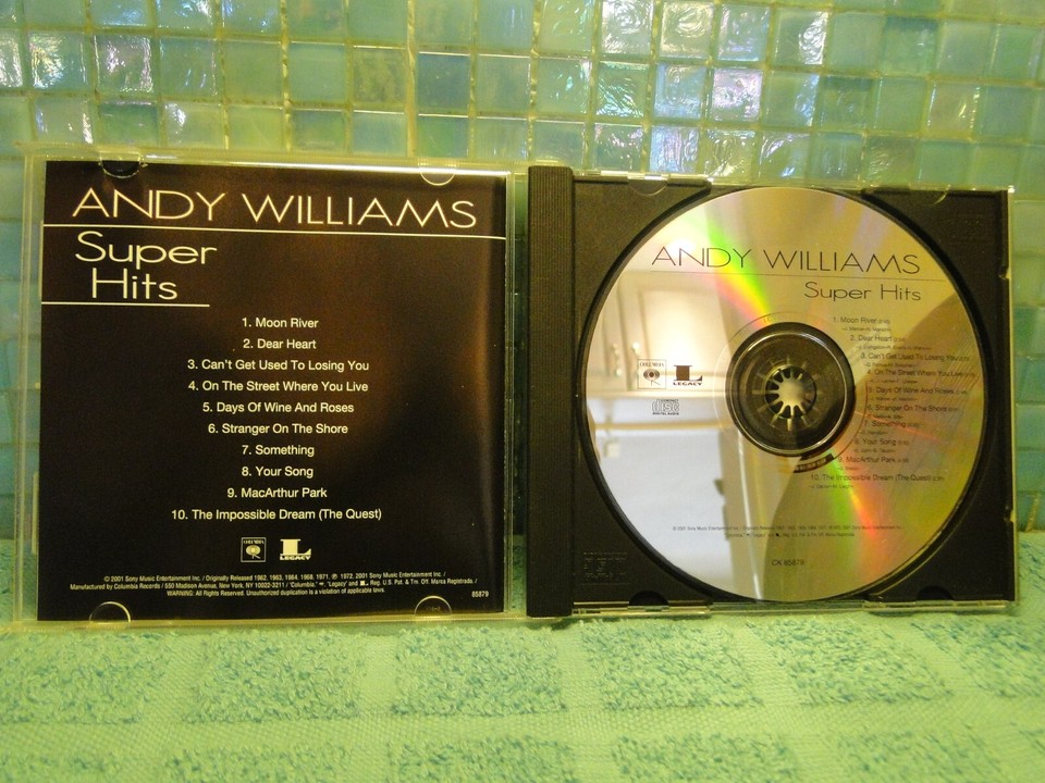 Andy Williams Super Hits CD -EXTRA CDs SHIP FREE | eBay