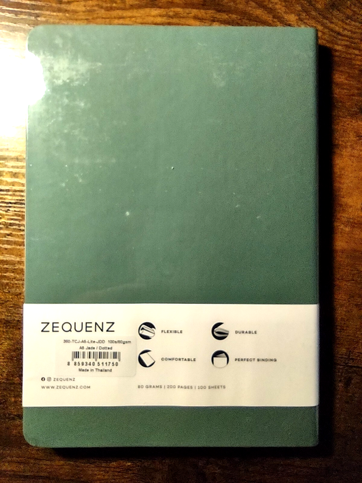 Zequenz Classic 360 Notebook - A5, Dotted. Series: The Color (Jade ...